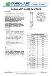 Duro-Last Specifications