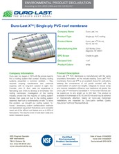 Duro-Last Specifications