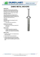Duro-Last Specifications